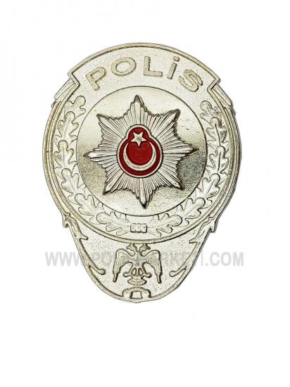 Siyah Metal Polis Cüzdan Rozet | Polismarketi